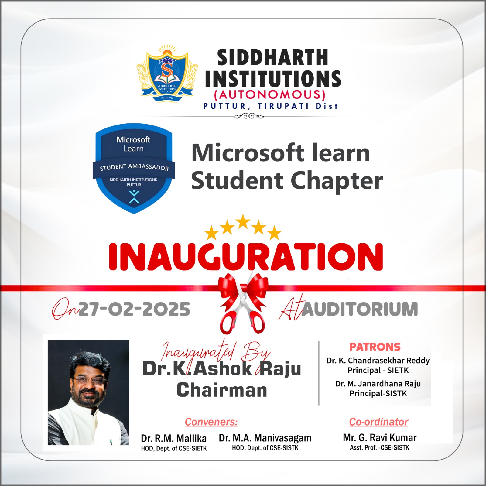 MLSC Siddharth Institutions